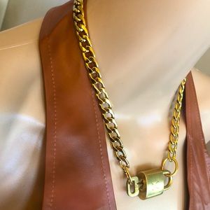 Louis Vuitton | Jewelry | Repurposed Aunthentic Louis Vuitton Gold ...